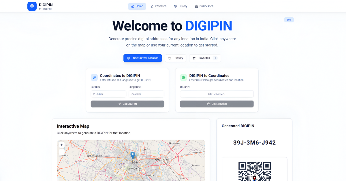 My Digital Pin– Find Digital Address in India | Free DigiPin Tool